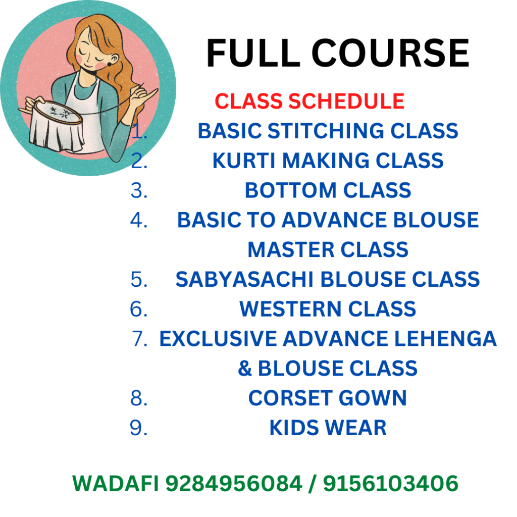 Certificate in Tailoring Fashion Designing Styling Stitching Course